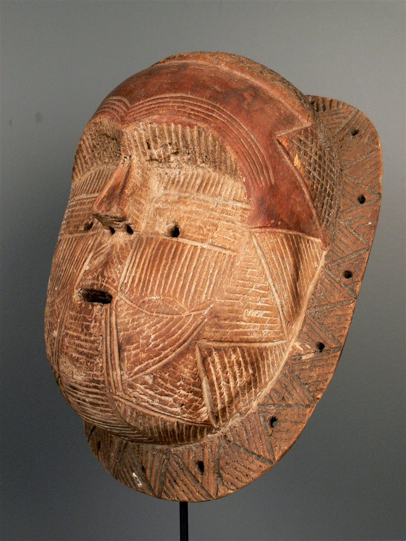 Metoko Kakongo Mask (3070) - African mask, tribal art, primitive art