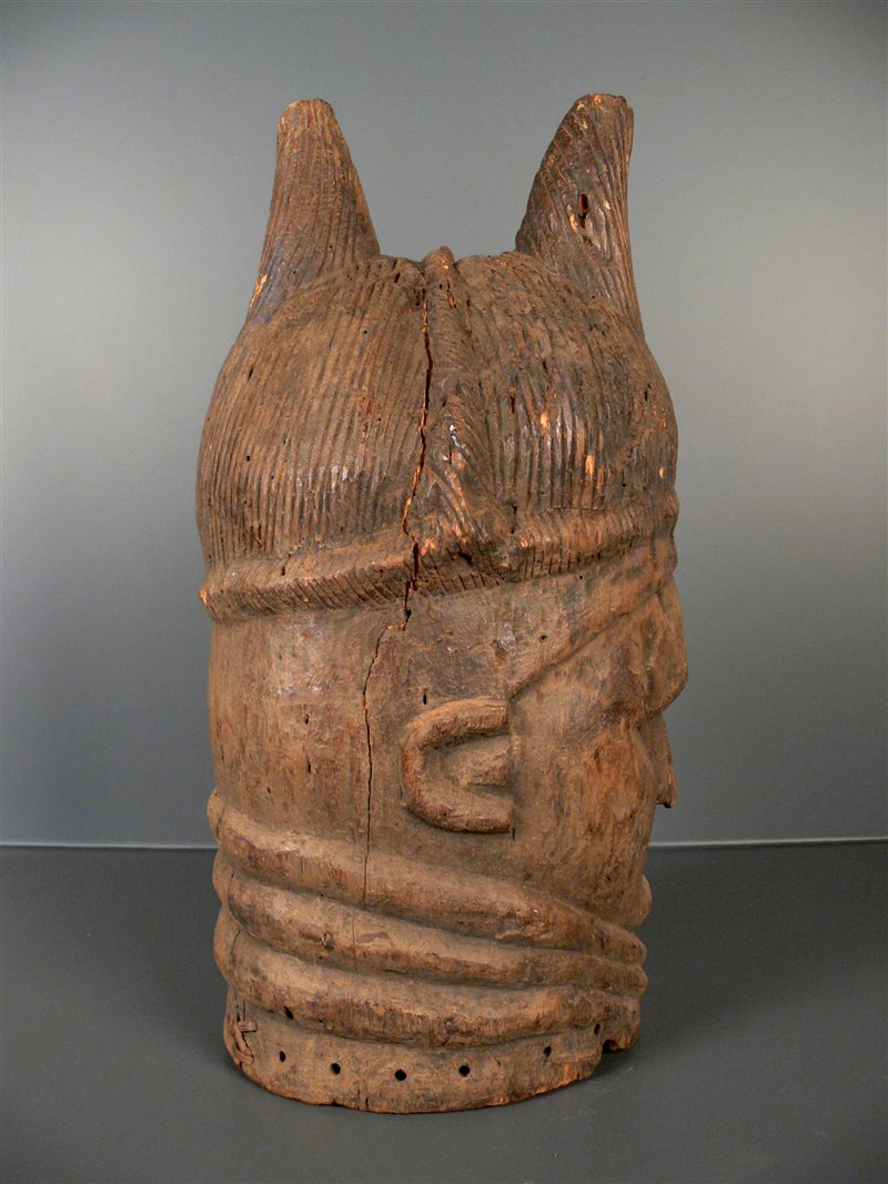 Mende Helmet (3075) - African mask, tribal art, primitive art