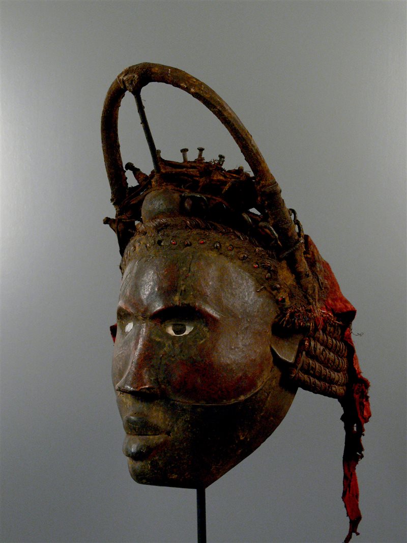 Kongo Yombe Mask (3135) - African mask, tribal art, primitive art