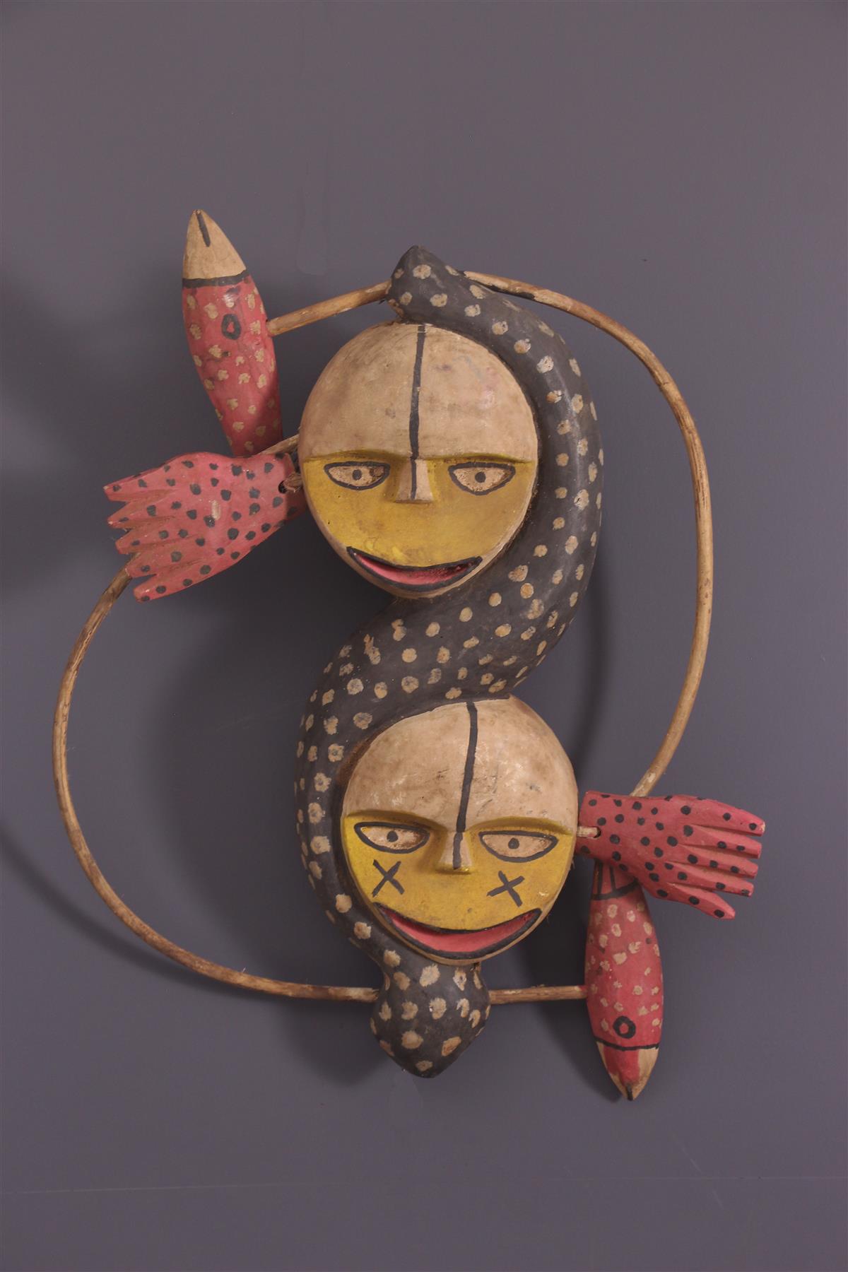 Masque Yupik (32091) - Masque africain Yupik (Esquimau) - Art africain