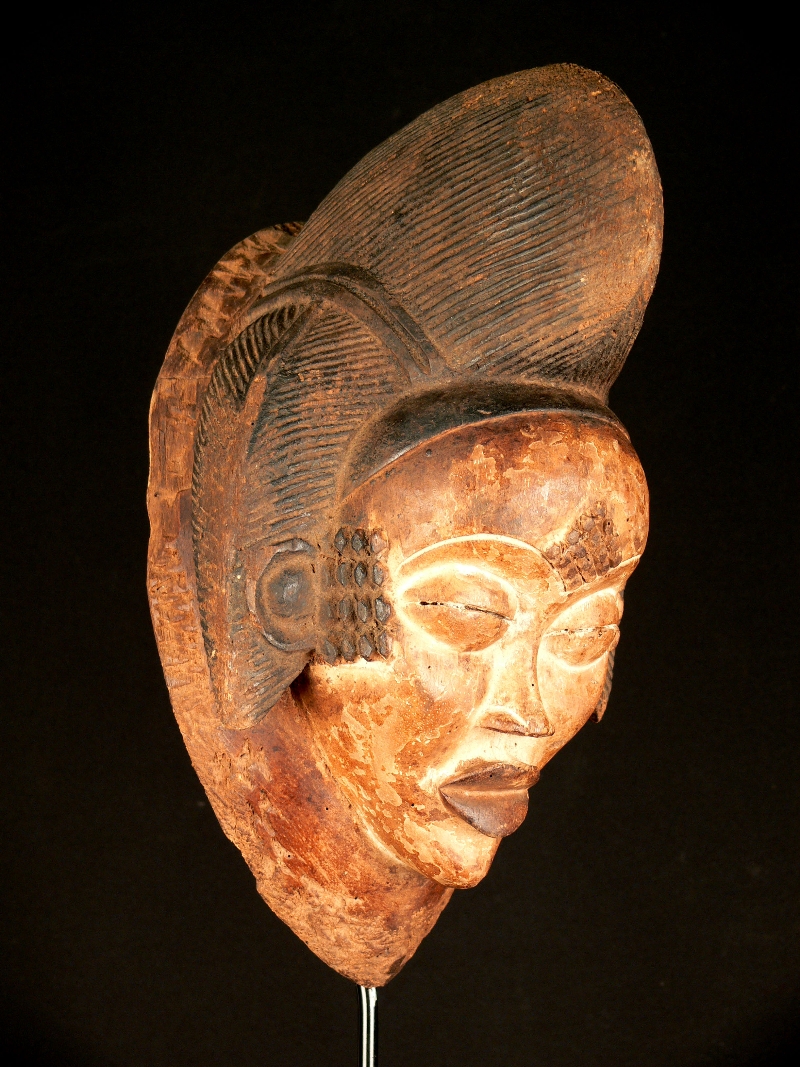 Punu mask (321) - African mask, tribal art, primitive art Punu