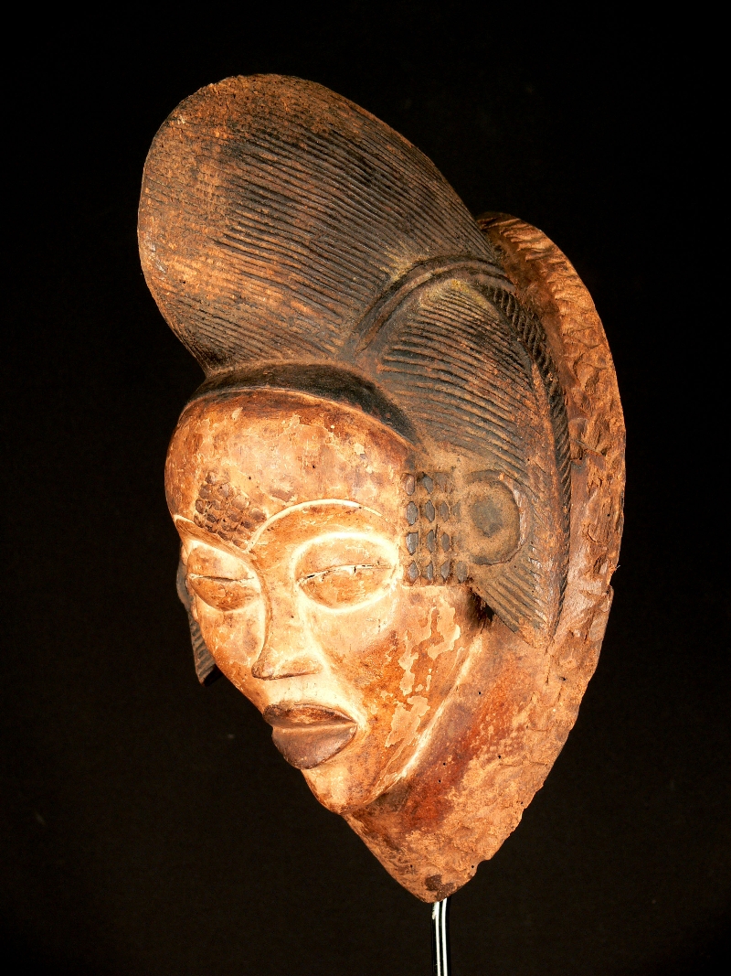 Punu mask (321) - African mask, tribal art, primitive art Punu