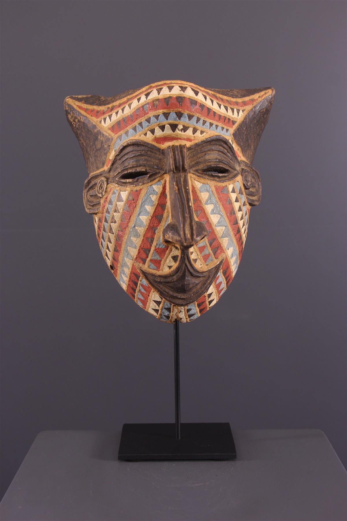 Masque Kuba (32174) - Masque africain Kuba - Art africain rdc ex zaire