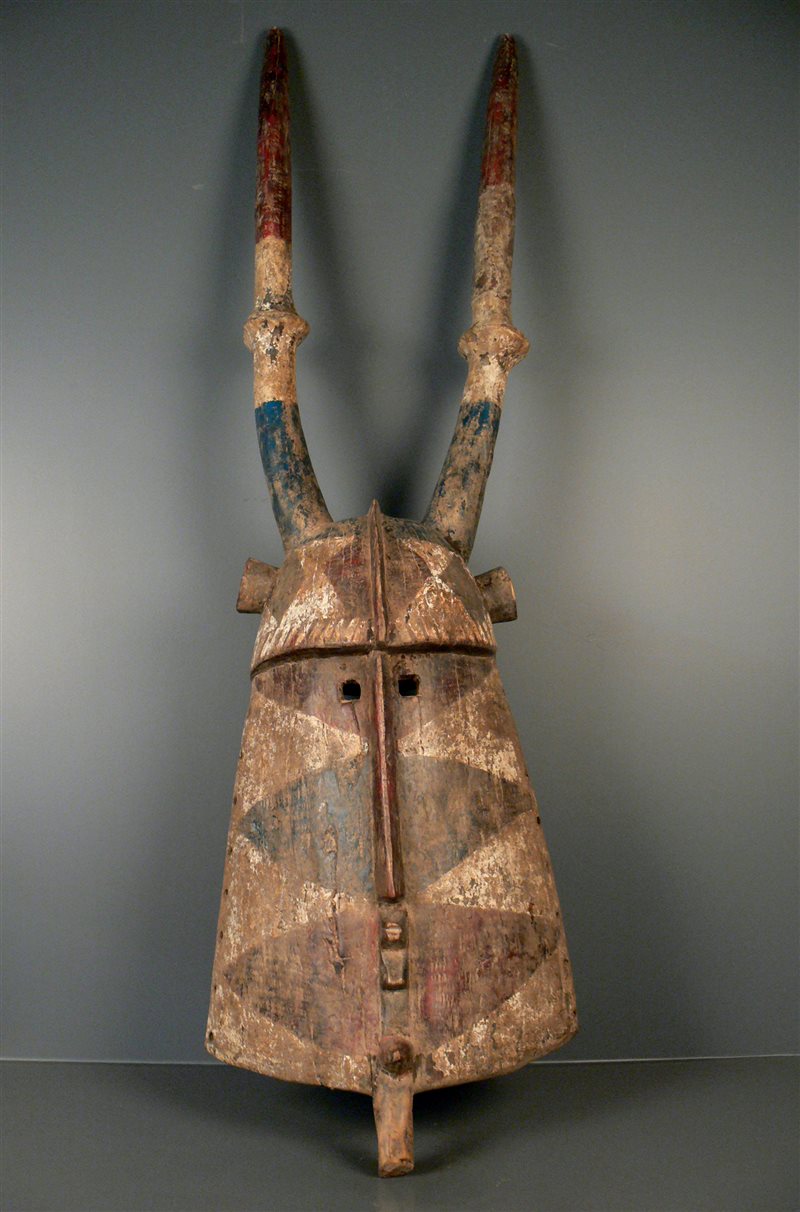 Mossi Funeral Mask (3230) - African mask, tribal art, primitive art