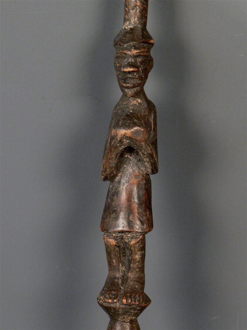Stick Yaka diviner (3233) - Stick of command, chieftaincy Yaka