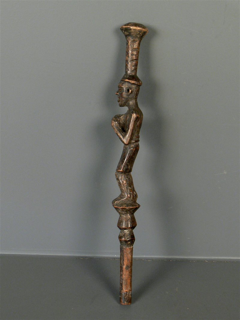 Stick Yaka diviner (3233) - Stick of command, chieftaincy Yaka