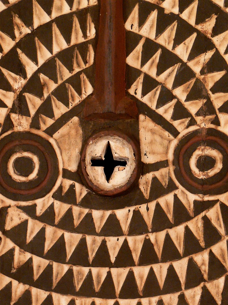 Mossi Bwa Sun Mask (3239) - African mask, tribal art, primitive art