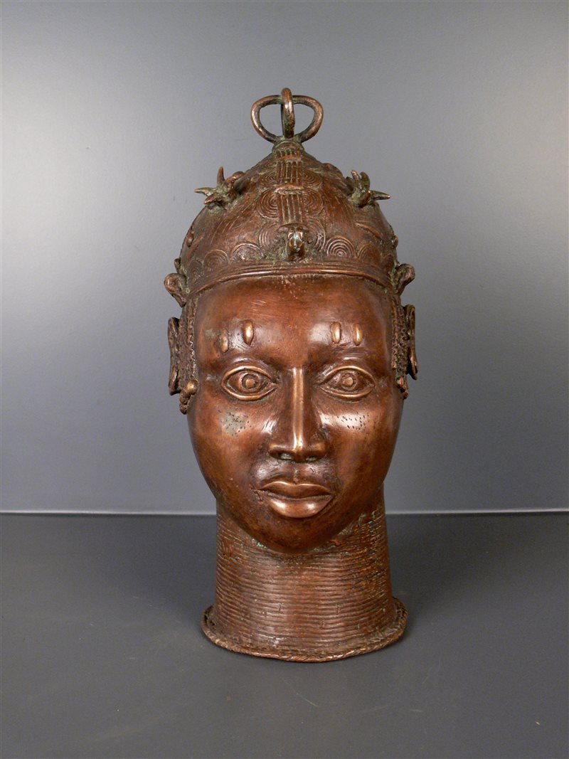 Bini Edo Benin Queen Head (3253) - Head Bénin - African art