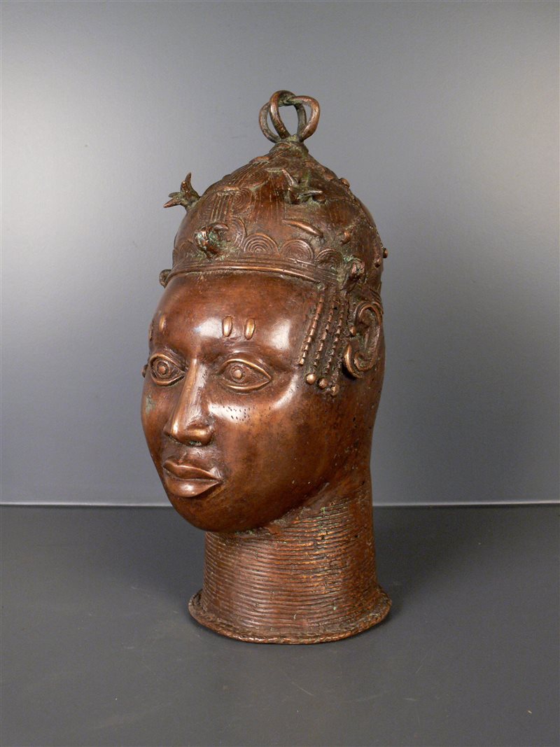 Bini Edo Benin Queen Head (3253) - Head Bénin - African art