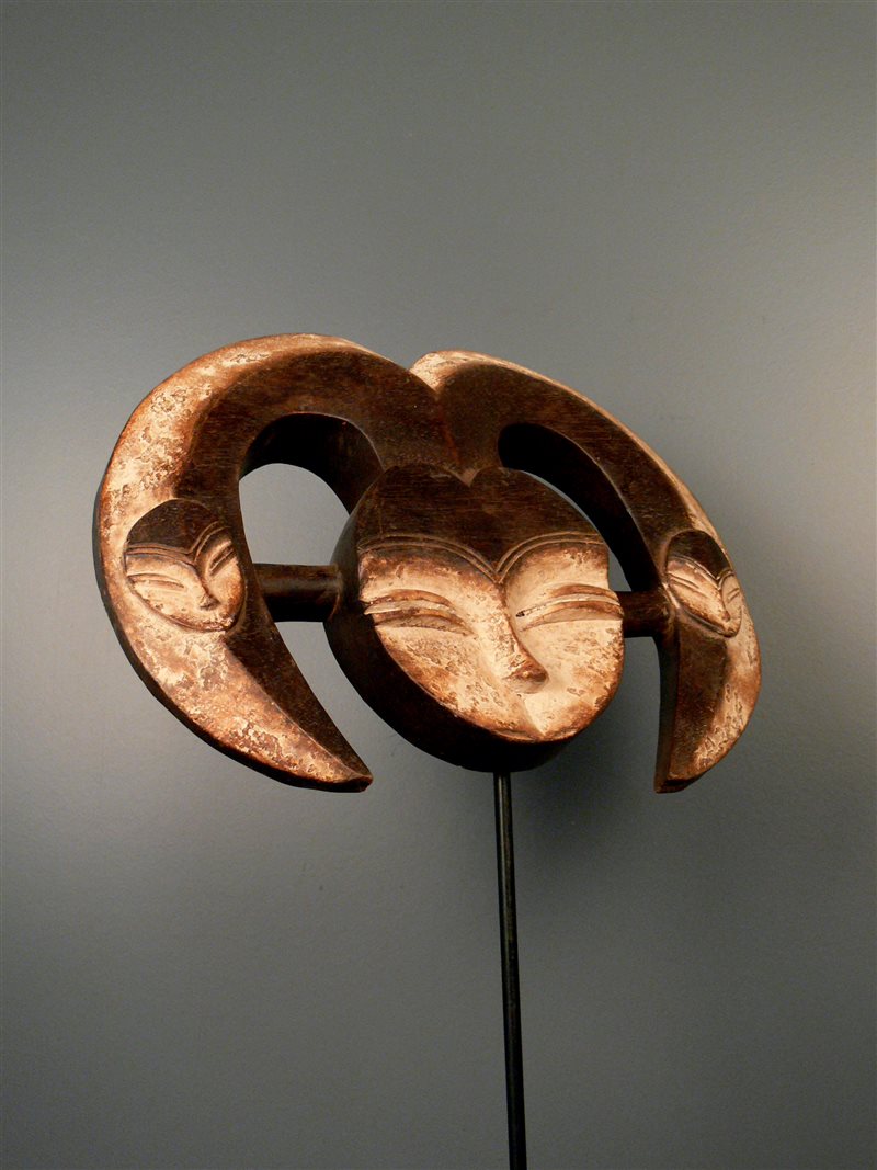 Kwele Ekuk Mask (3314) - African mask, tribal art, primitive art