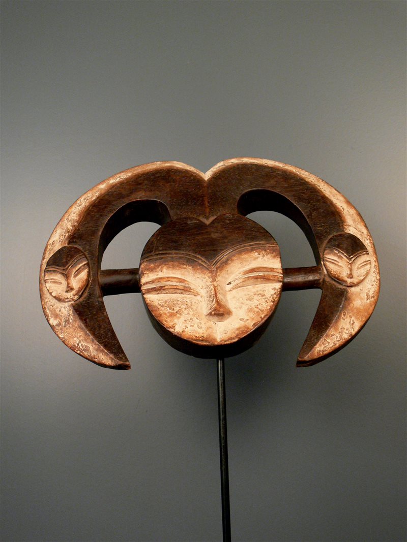 Kwele Ekuk Mask (3314) - African mask, tribal art, primitive art