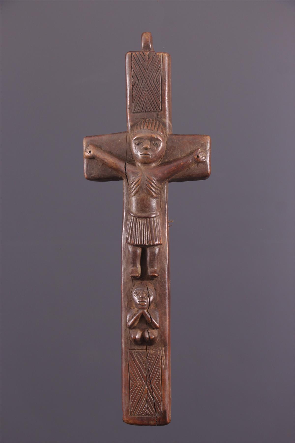 Crucifix Kongo (33348) - Objets usels, poulies,boîtes, métier à tisser ...