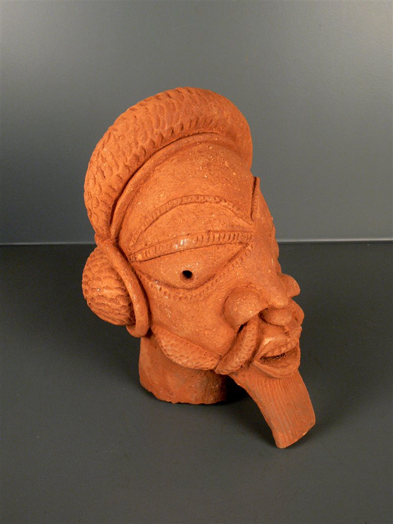 Nok style terra cota head (3356) - Head Nok - African art nigeria