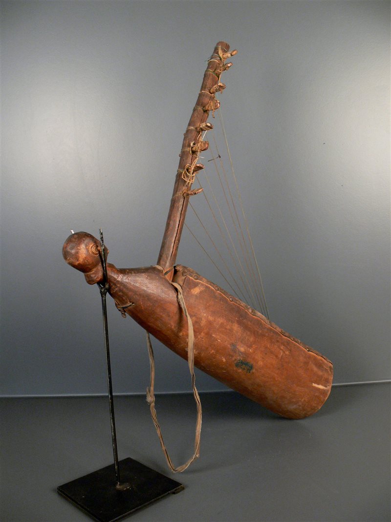 Harpe Fang (3366) - Musique Fang - Art africain gabon