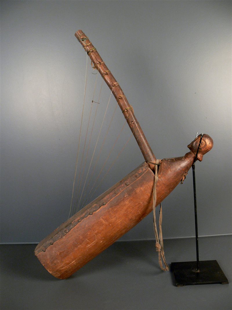 Harpe Fang (3366) - Musique Fang - Art africain gabon