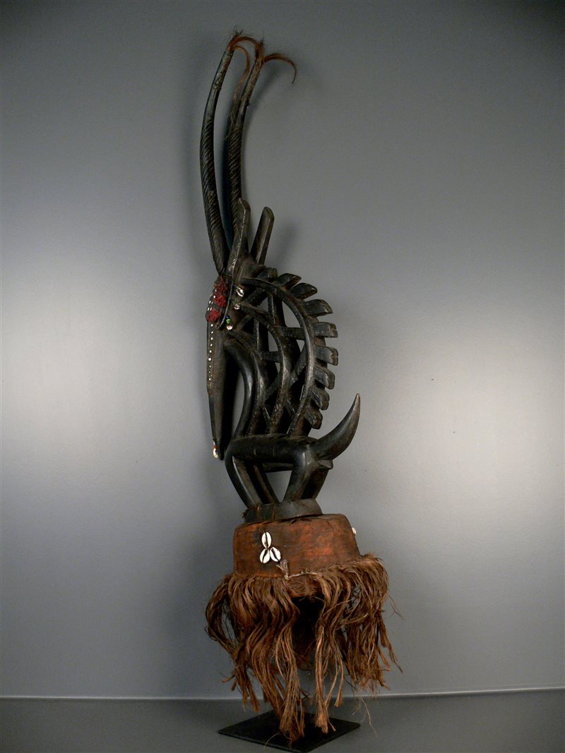 Bambara Ci Wara Mask (3378) - African mask, tribal art, primitive art