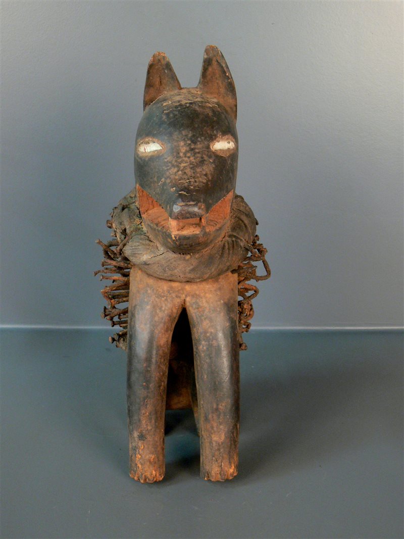 Kongo Koso Nkondi dog fetish (3382) - The fetish, this emblematic ...