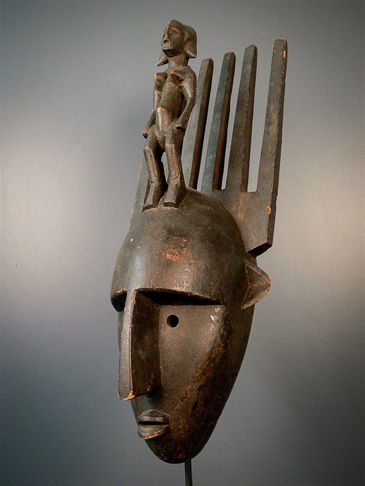 Bambara Ntomo Mask (3410) - African mask, tribal art, primitive art