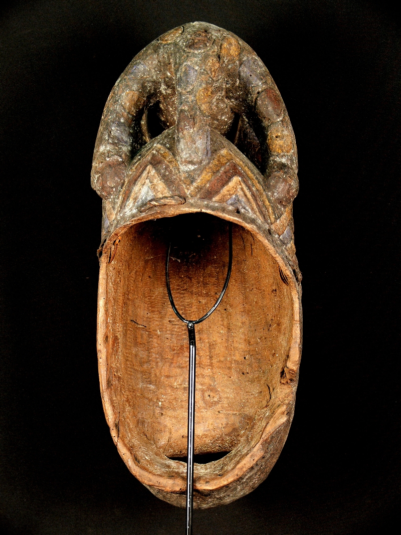 Mambila helmet mask (342) - African mask, tribal art, primitive art