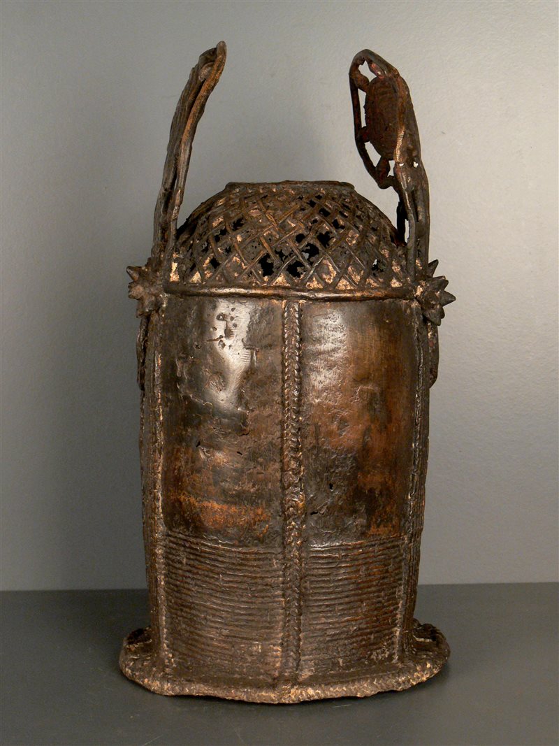 Benin Bini Edo Oba Head (3425) - Head Bénin - African art nigeria