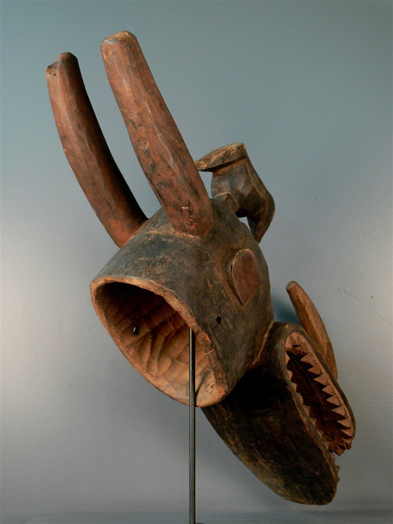 Senoufo Wanyugo Mask (3439) - African mask, tribal art, primitive art