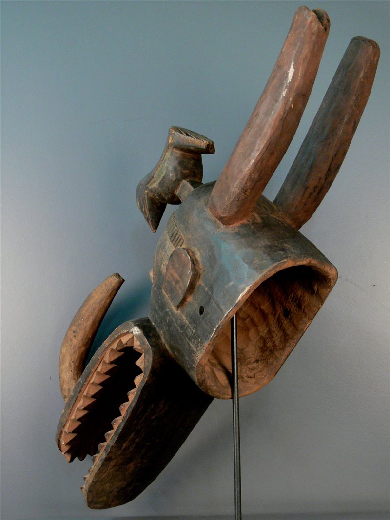 Senoufo Wanyugo Mask (3439) - African mask, tribal art, primitive art