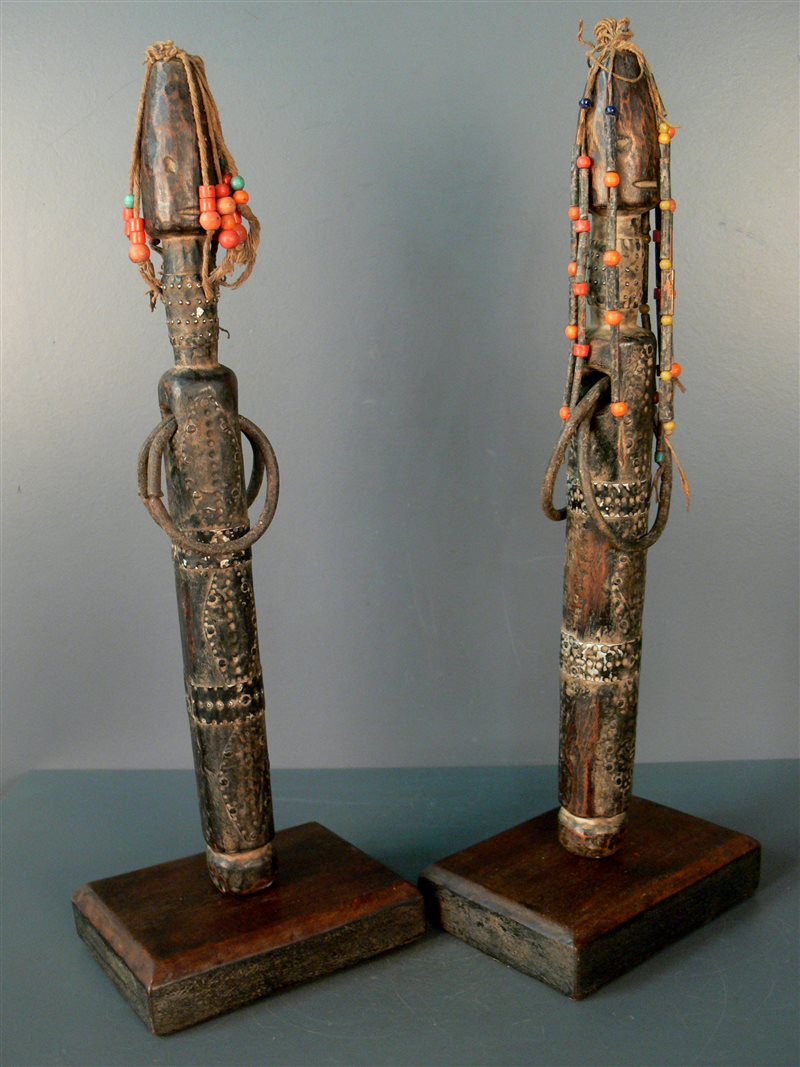 Couple of Fali Dolls (3440) - African Dolls Fali - African art