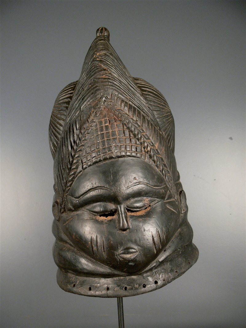 Mende Helmet (3451) - African mask, tribal art, primitive art
