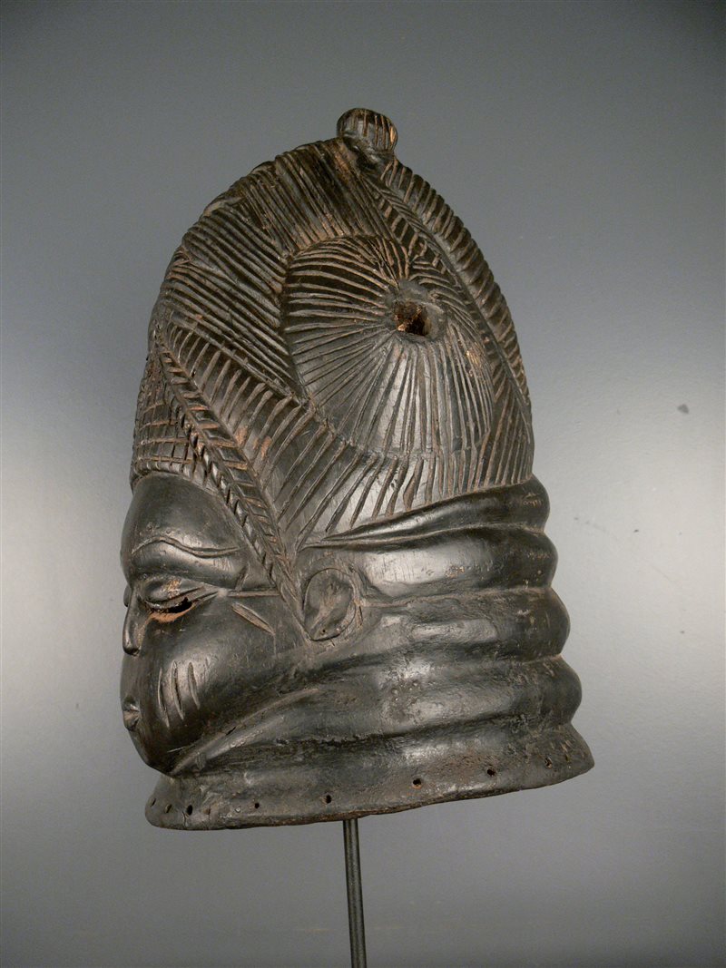 Mende Helmet (3451) - African mask, tribal art, primitive art