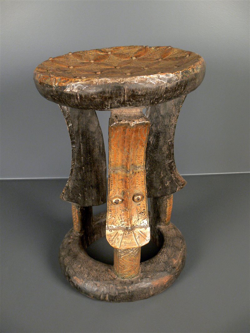 Bakota Stool (3526) - Stool Bakota - African art gabon