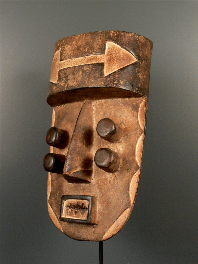 Grebo Mask (3535) - African mask, tribal art, primitive art Grebo