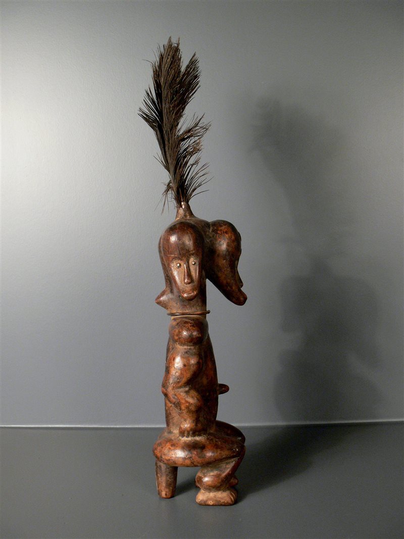 Gardien de reliquaire Fang Byeri (3570) - Statues africaines