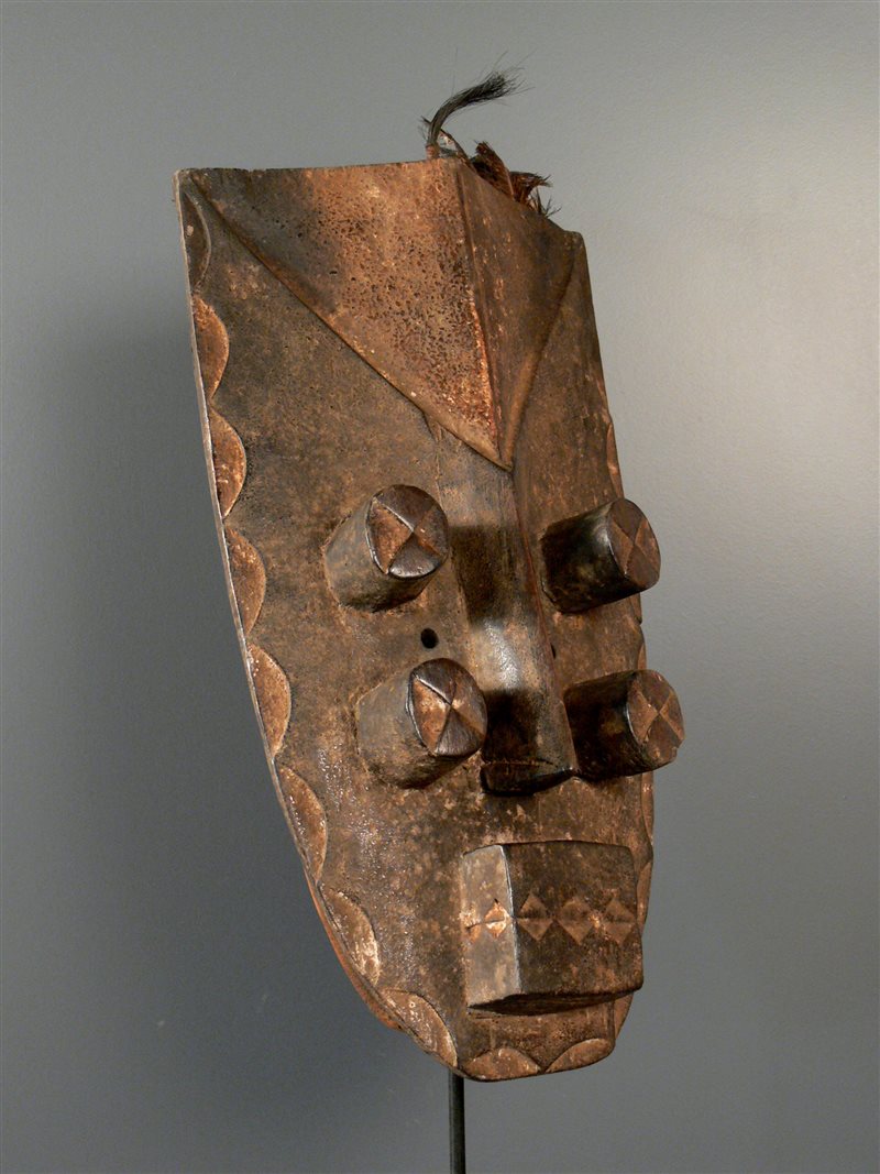 Grebo Mask (3616) - African mask, tribal art, primitive art Grebo