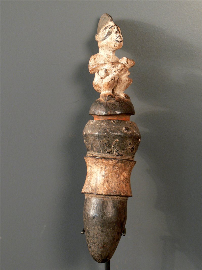 Pot à fard Igbo (3619) - Objets usels, poulies,boîtes, métier à tisser ...
