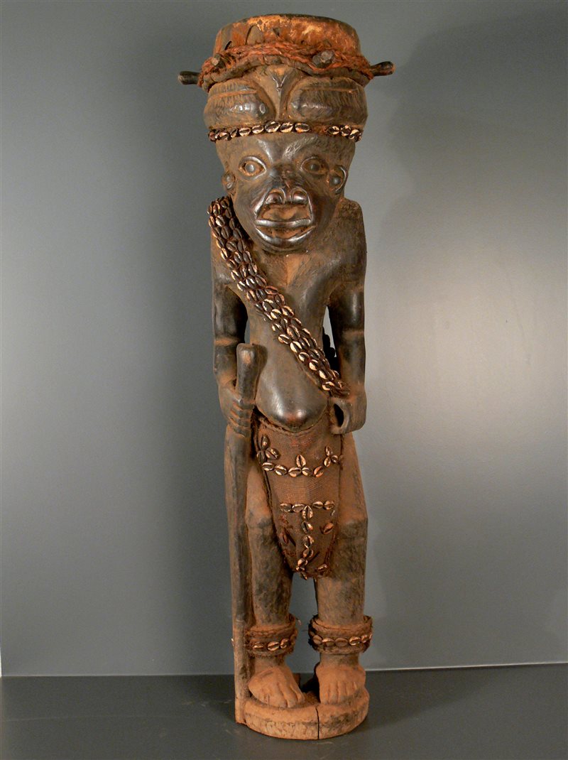 Bamoun human tam tam (3627) - Tam Tam Bamun - African art cameroun