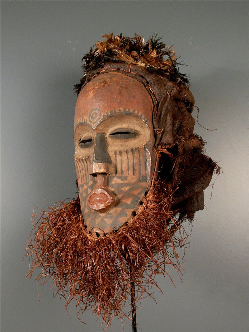 Kuba Masque Ngaady a mwaash Mask (3629) - African mask, tribal art ...