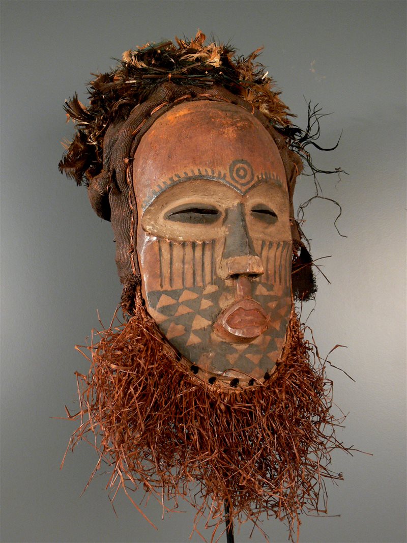 Kuba Masque Ngaady a mwaash Mask (3629) - African mask, tribal art ...