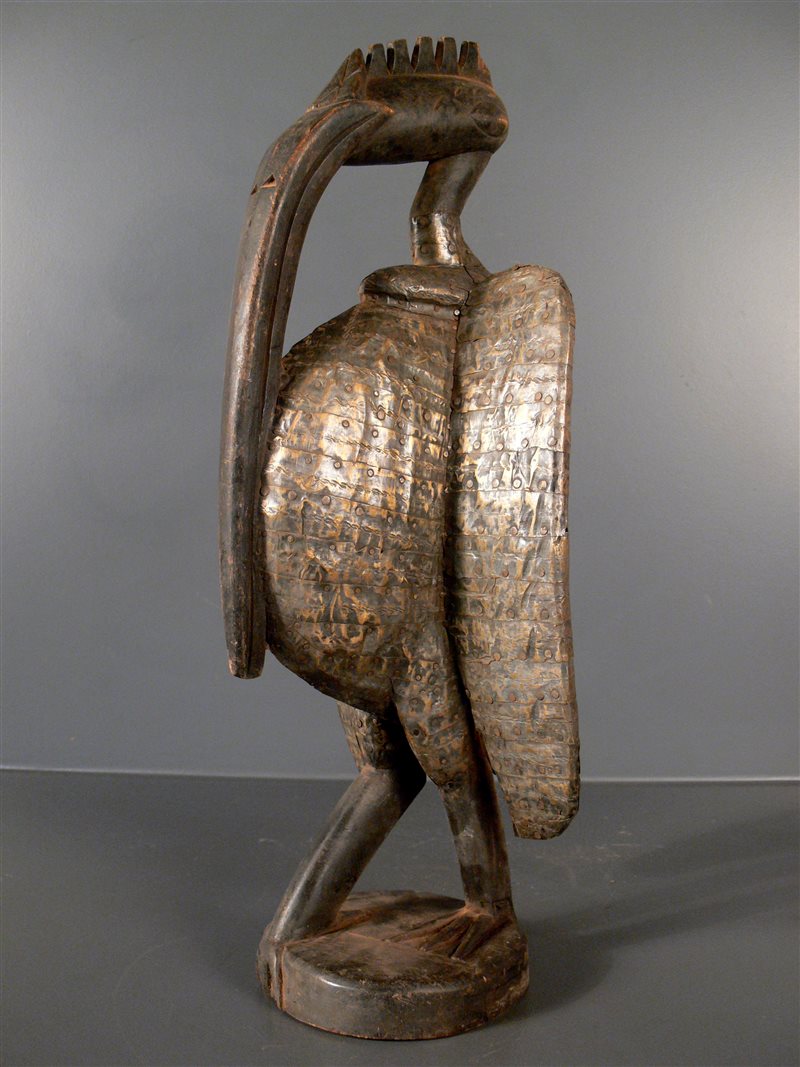 Statue Calao Senoufo (3711) - Statues africaines Senoufo - Art africain