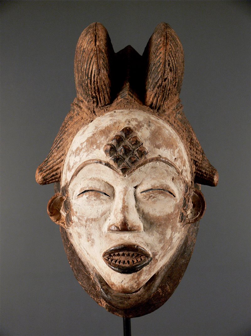 Punu Okuyi mask (3770) - African mask, tribal art, primitive art