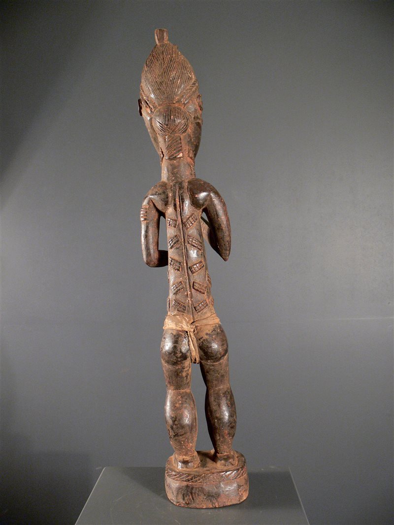 Statue Baoulé Blolo Bian (3791) - Statues africaines Baoule