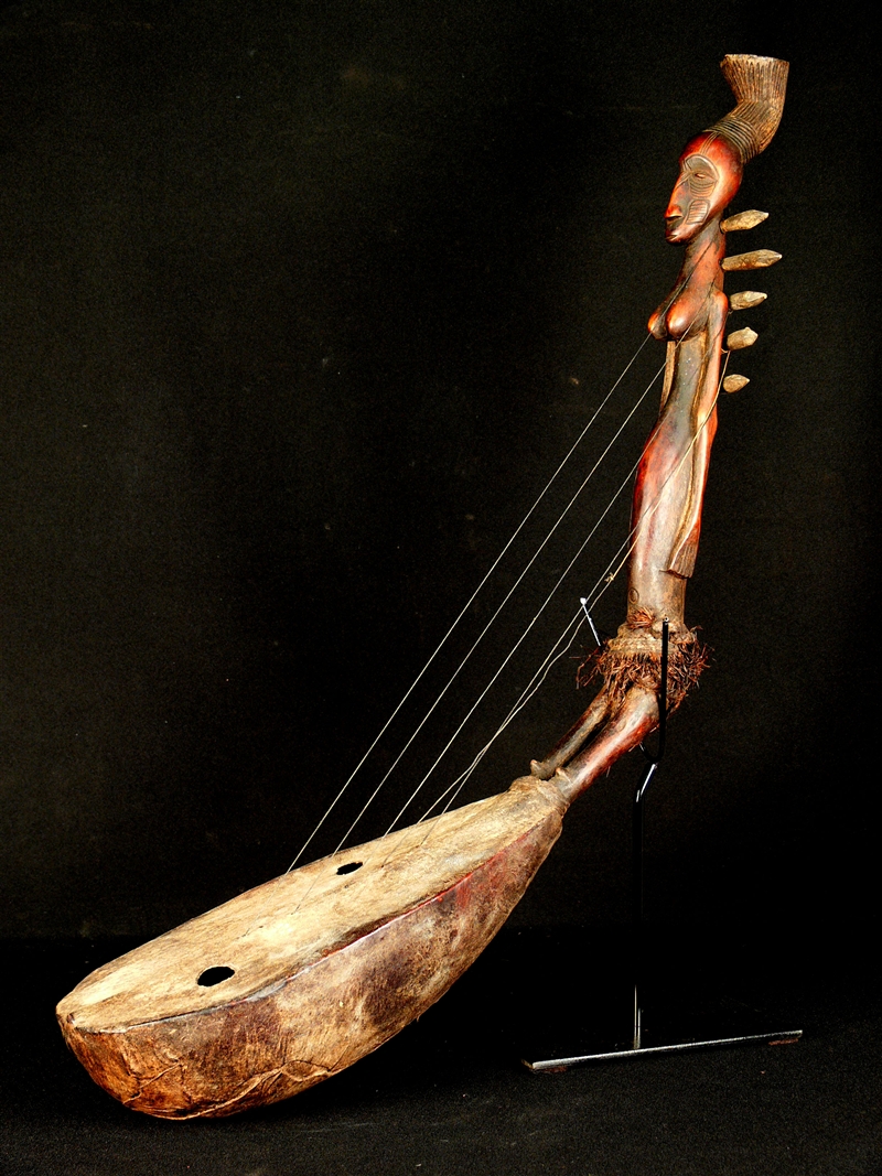 Mangetu (381) - Harp Mangbetu - African art rdc ex zaire
