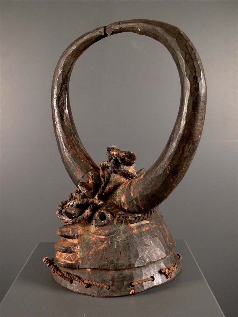 Gurunsi Buffalo mask (3831) - African mask, tribal art, primitive art