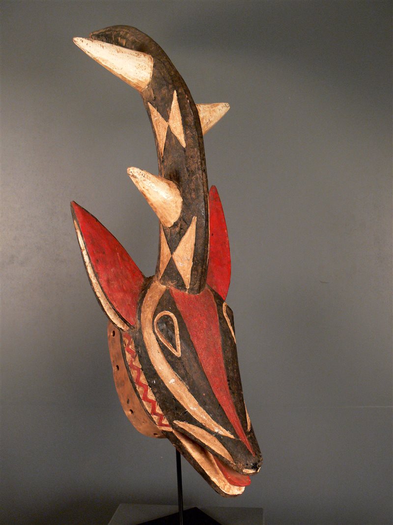 Bozo Buffalo mask (3859) - African mask, tribal art, primitive art