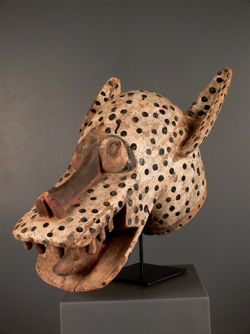 Bozo Hyena mask (3881) - African mask, tribal art, primitive art