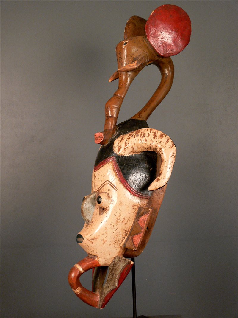 Zaouli Gouro mask (3896) - African mask, tribal art, primitive art