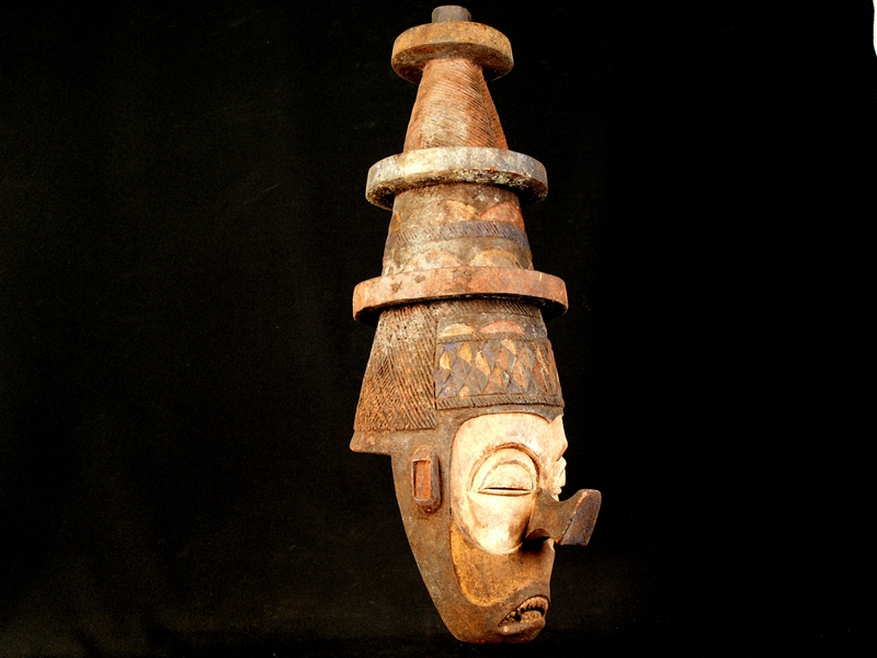 Yaka mask (410) - African mask, tribal art, primitive art Yaka