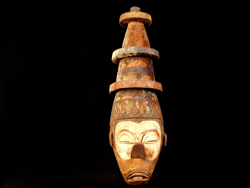 Yaka mask (410) - African mask, tribal art, primitive art Yaka