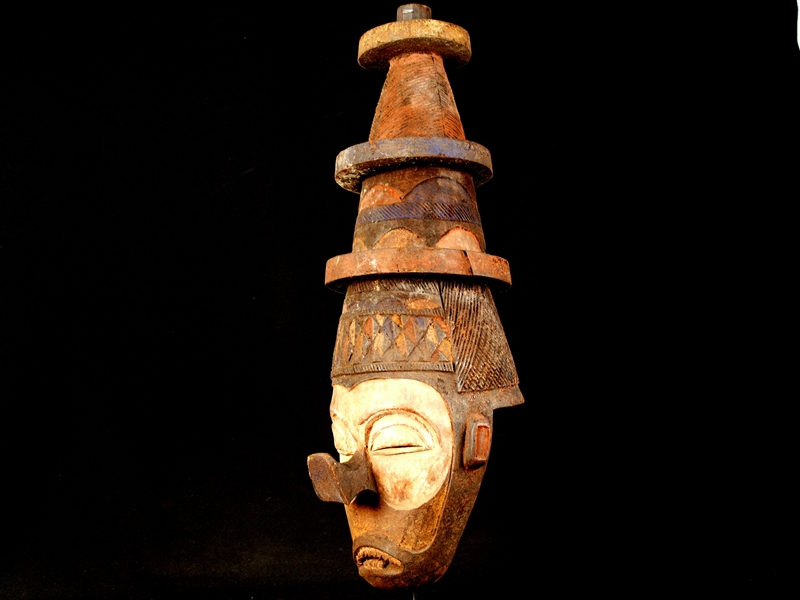 Yaka mask (410) - African mask, tribal art, primitive art Yaka