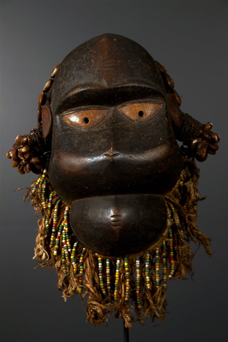 Masque Boulou (4558) - Masque africain Boulou - Art africain