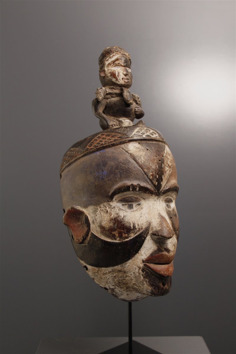 Masque Kongo Yombe (4882) - Masque africain Kongo - Art africain